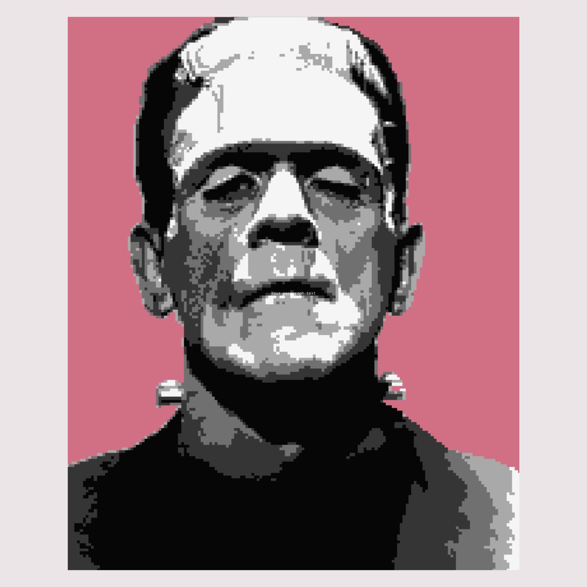 Frankenstein Graph Pattern | Crochet, Knitting, Cross Stitch (digital ...