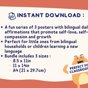 Spanish Classroom Decor, Affirmation Posters for Toddlers, Preschool ...