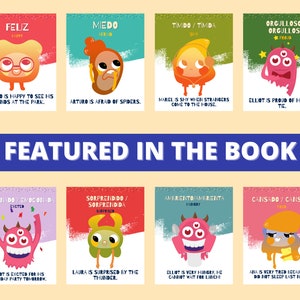 Emotion Feelings Learning Book, Bilingual Spanish, Preschool Learn ...