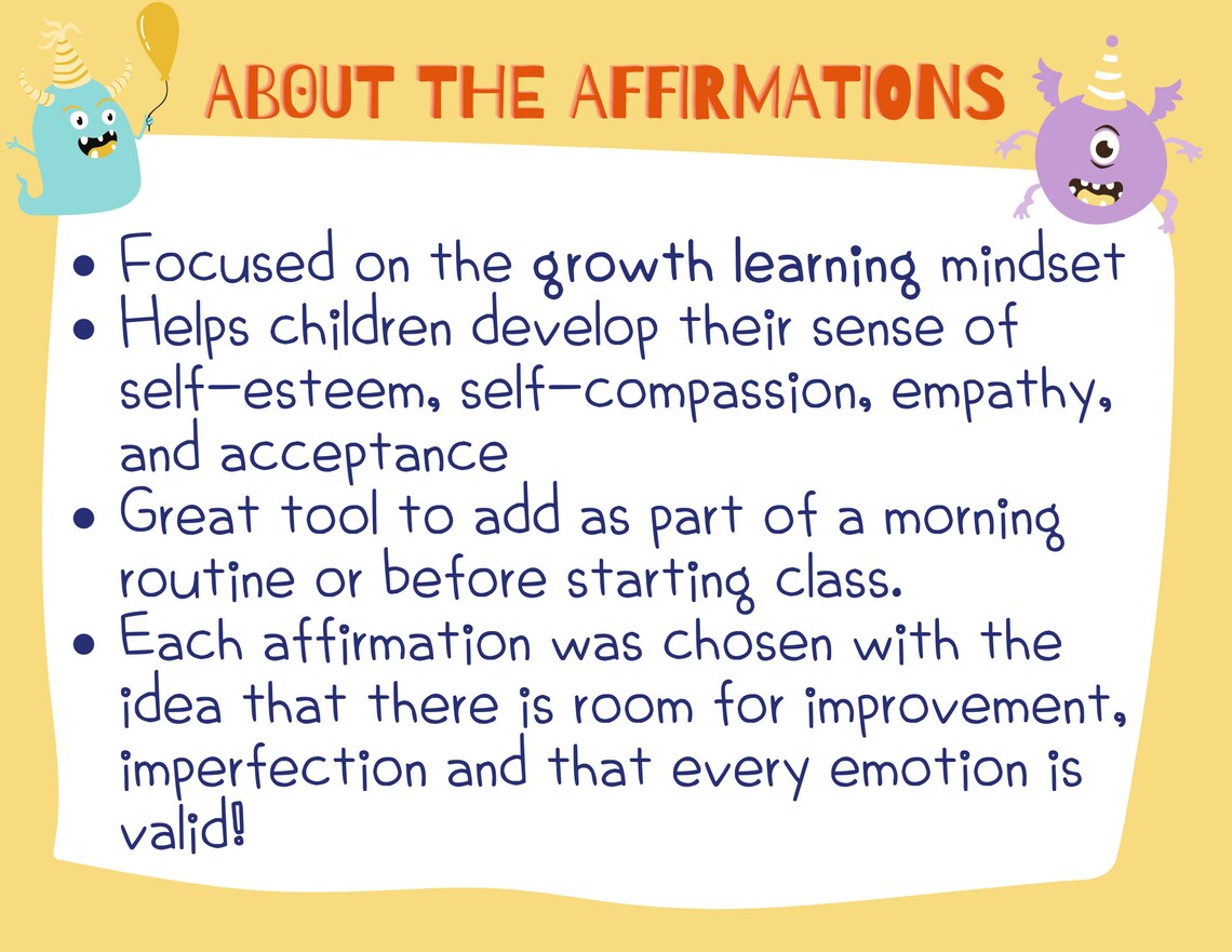 Bilingual Growth Mindset Affirmation Cards (spanish/english) | Set of ...