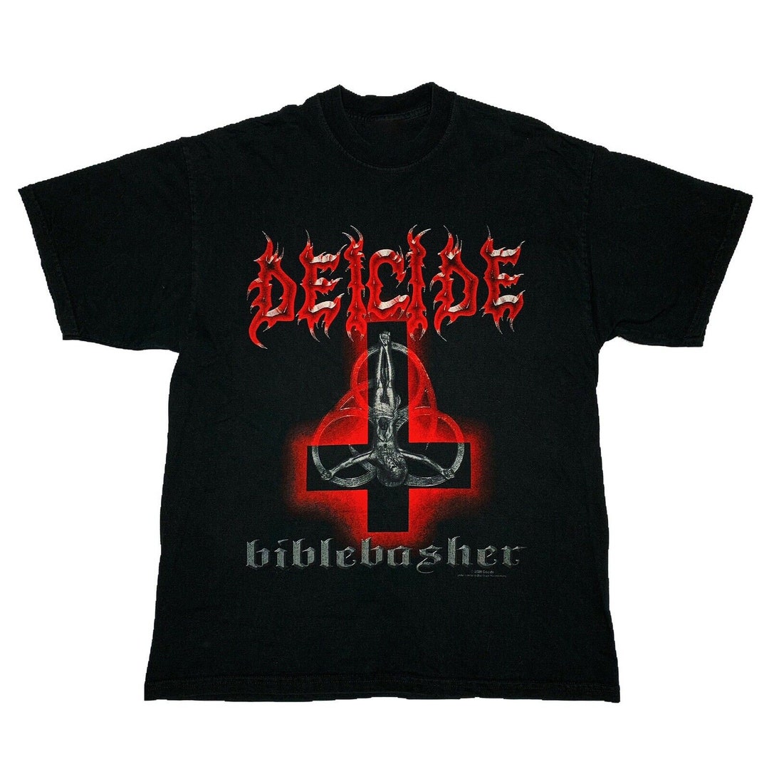 Deicide Bible Basher 2000 T-shirt Vintage Deicide Band Shirt - Etsy