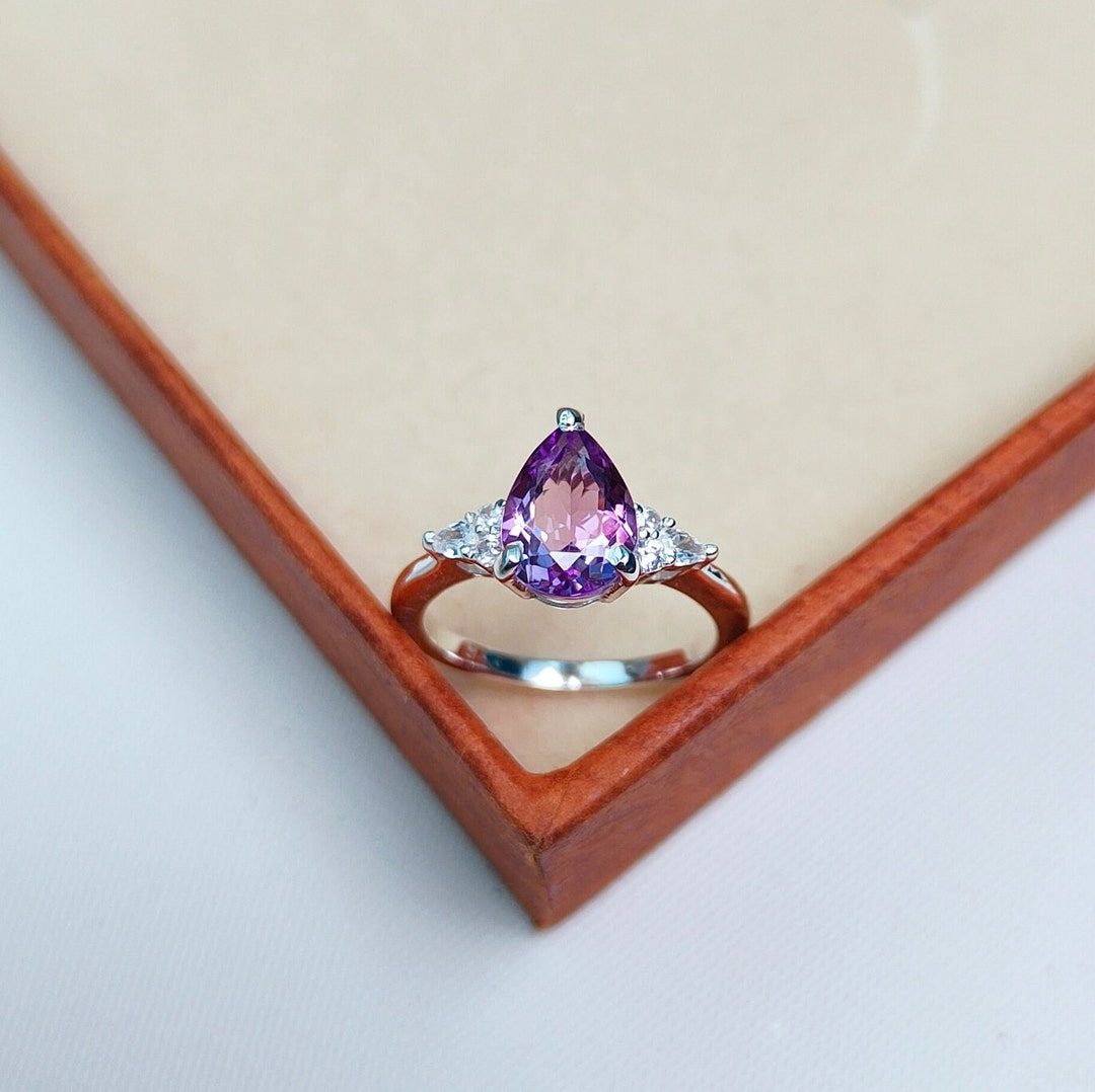 Rose De France Ring, Rose De France Ring, 925 Sterling Silver Ring,rose ...