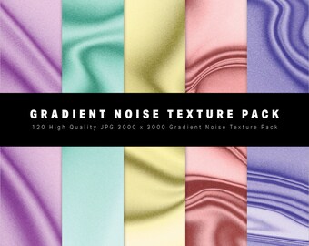 Set of 40 Grainy Gradients Pack Y2K Lilac and Teal Color Palette for ...
