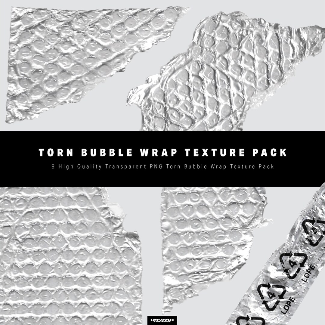 Torn Bubble Wrap Texture Pack | Grunge, Background, Overlay, Adobe ...