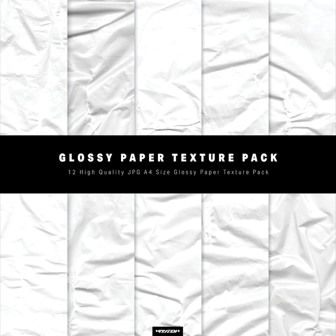 Glossy Paper Poster Texture Pack | Background, Overlay, Adobe Photoshop ...