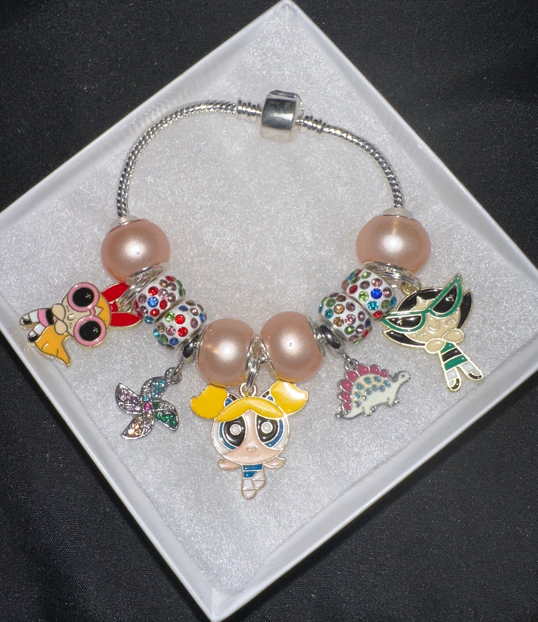 Powerpuff Girls Charm Bracelet - Etsy