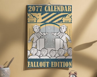 Fallout Wall Calendar - Etsy