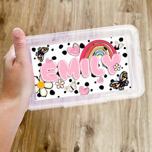 Custom Pencil Box for Boys and Girls, Personalized Girls School ...