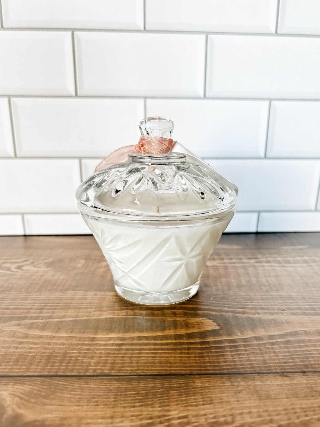 Vintage Anchor Hocking Star of David Candle | Scented Candle | Soy ...