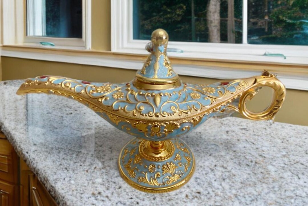 22 Cm Aladdin’s Magic Lamp , Aladdin Lamp , Magic Lamp , Home Decor ...