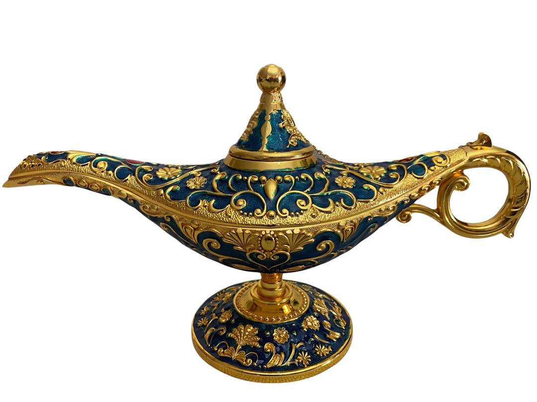 35 Cm Aladdin’s Magic Lamp , Aladdin Lamp , Magic Lamp , Home Decor ...