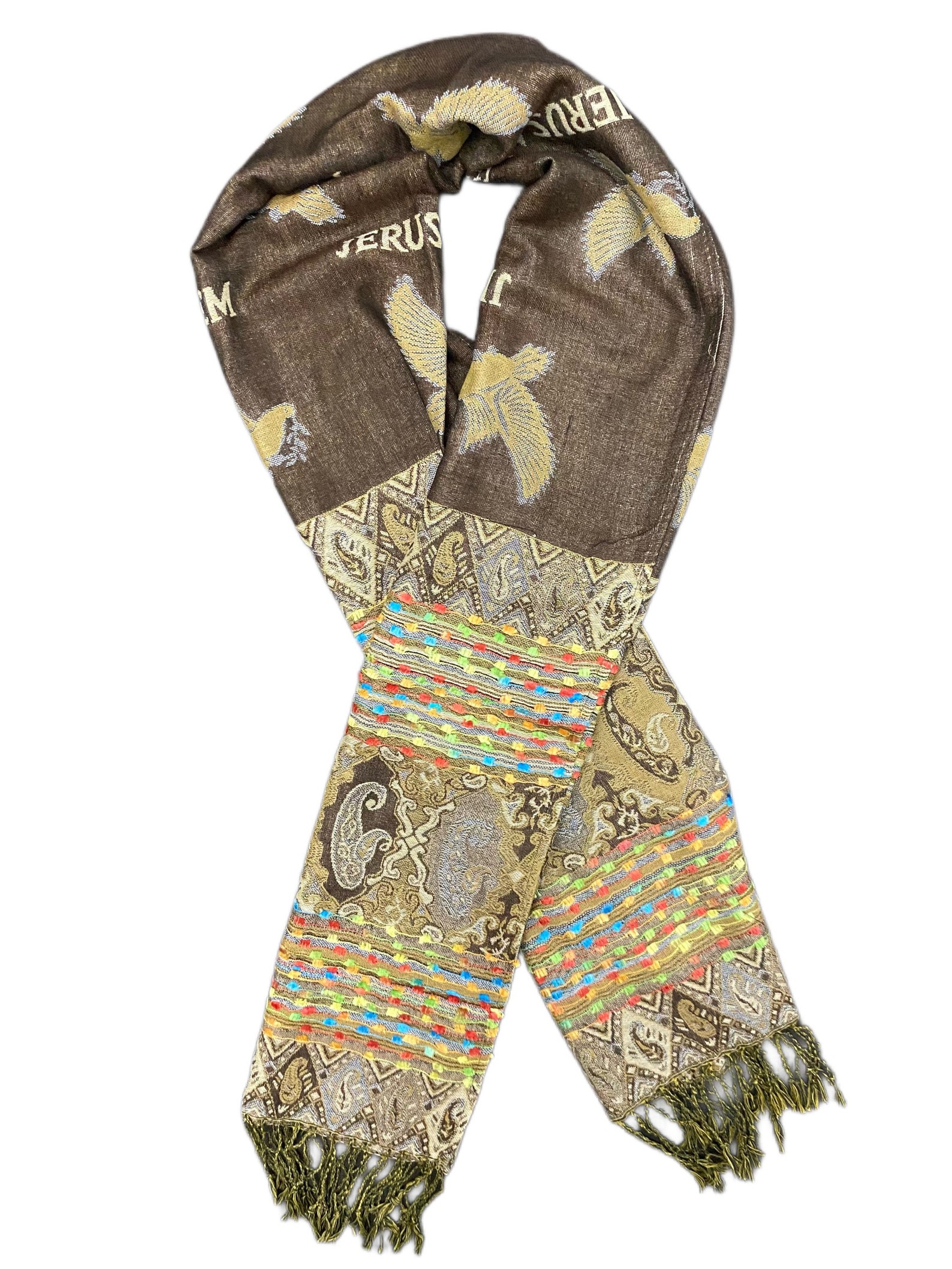 JERUSALEM Scarf Israeli Scarf Holy Land Scarf 100% Pure - Etsy