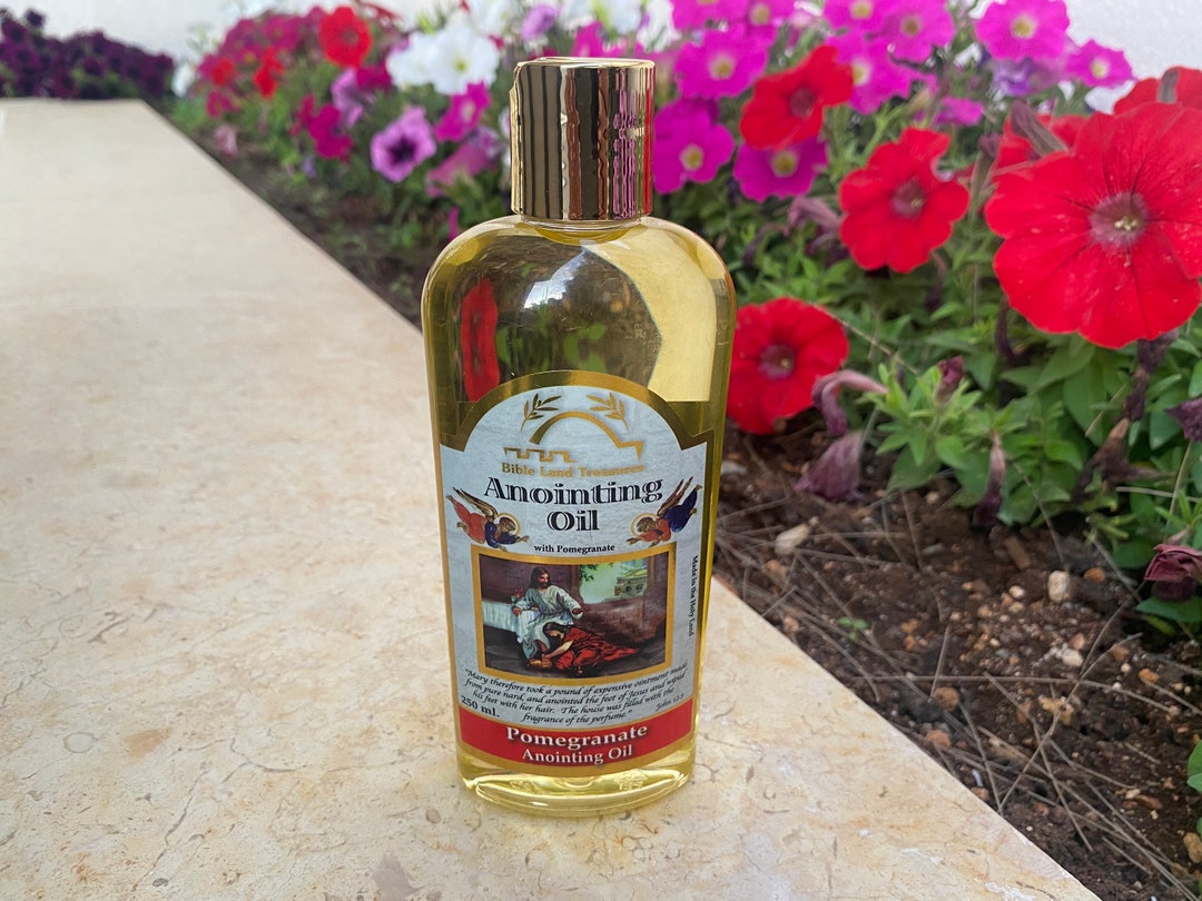 Anointing Holy Oil With Pomegranate, 250 Ml Made in the Holy Land - Etsy