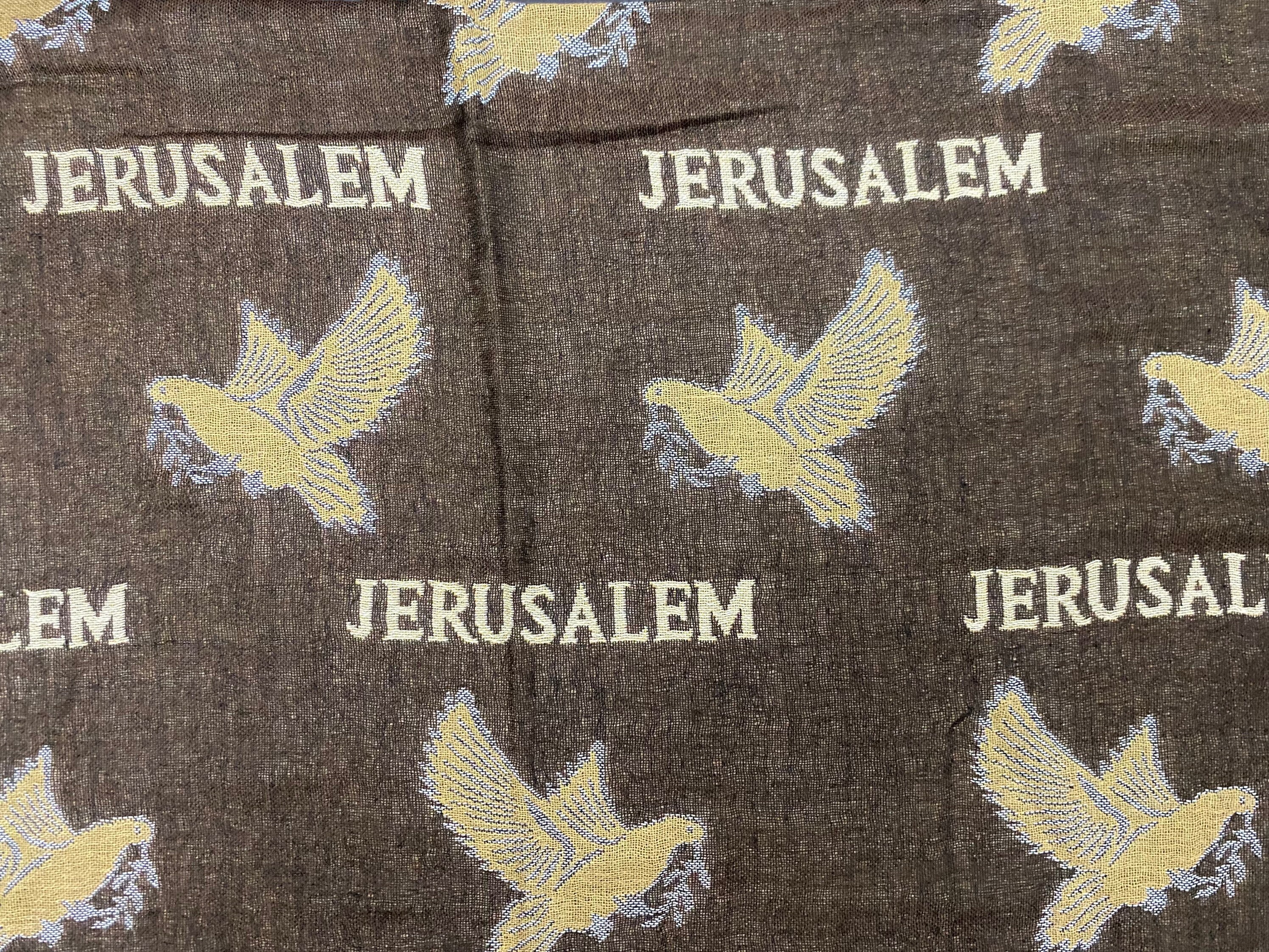JERUSALEM Scarf Israeli Scarf Holy Land Scarf 100% Pure - Etsy