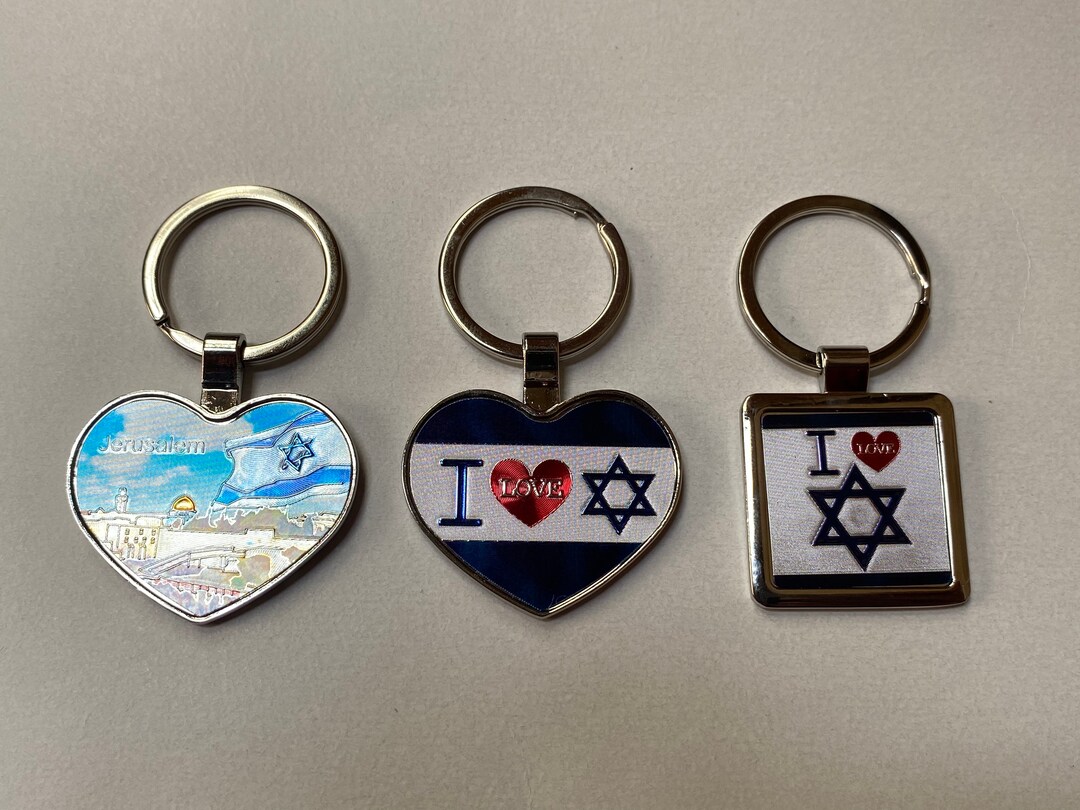 3 Key Holders From Jerusalem Holy Land , Stainless Steel - Etsy