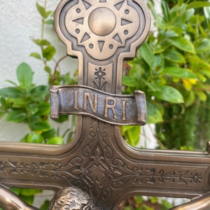 22 Standing Crucifix,catholic INRI Cross Christian Home Decor Holy Land ...
