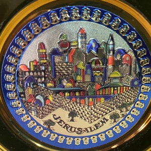 Jerusalem Old City Ceramic Plate , Home Decor From the Holy Land (3 ...