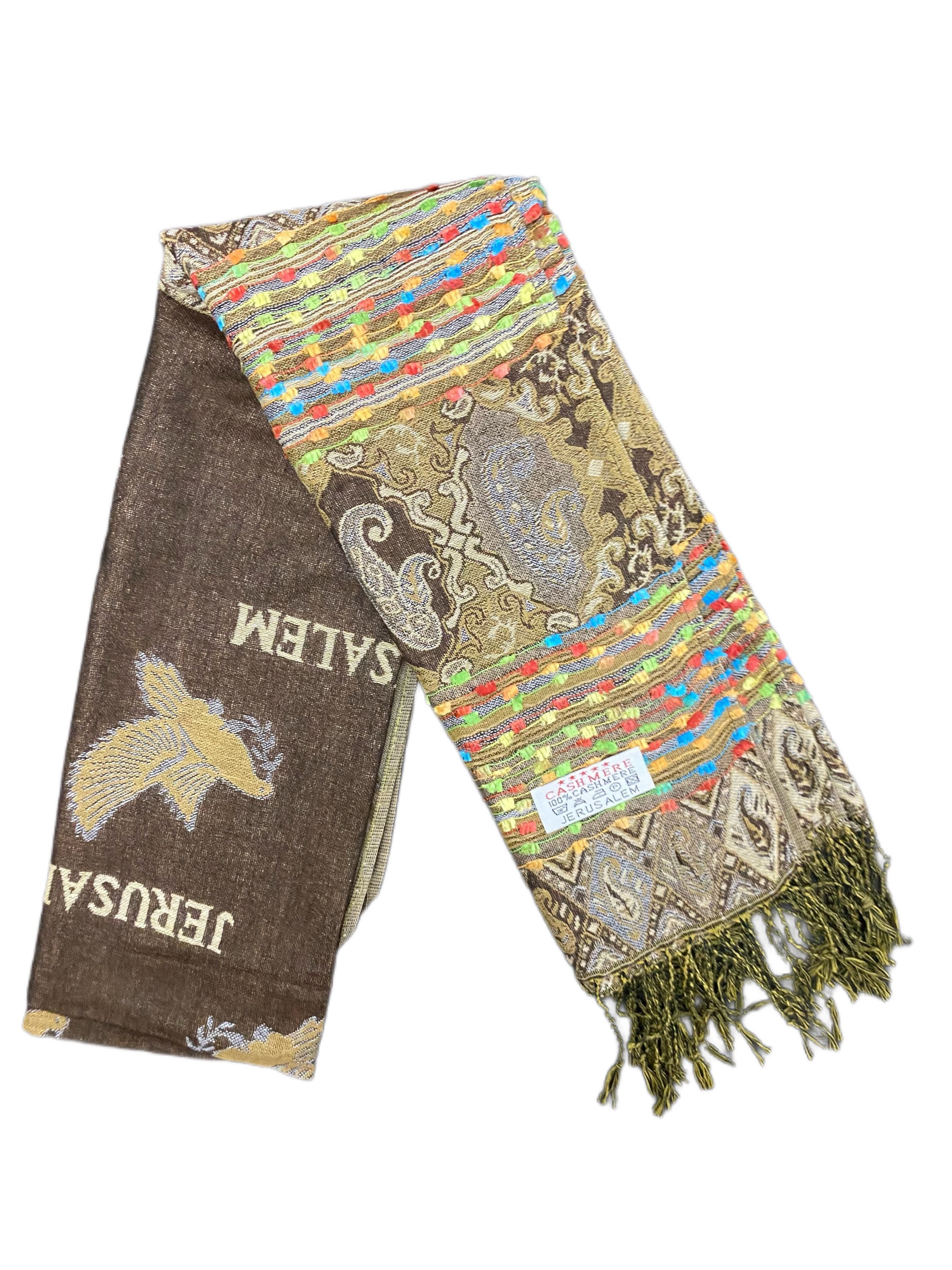 JERUSALEM Scarf Israeli Scarf Holy Land Scarf 100% Pure - Etsy