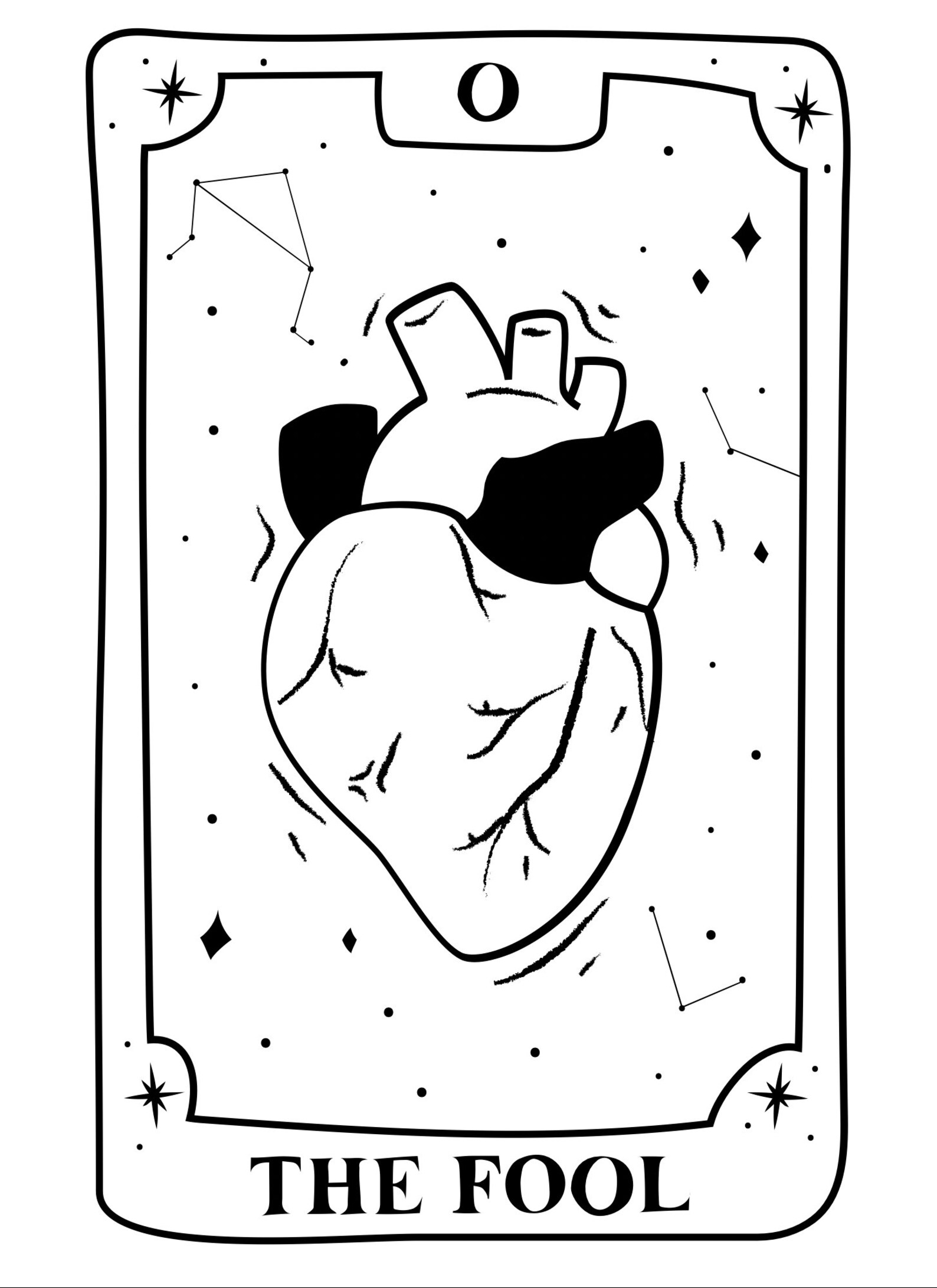 Tarot Card Coloring Pages Digital Download Coloring Sheets - Etsy