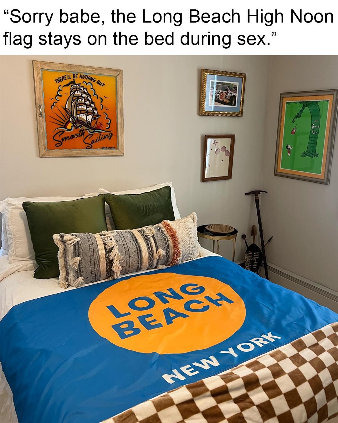 Long Beach Noon 3x5 Beach Flag - Etsy
