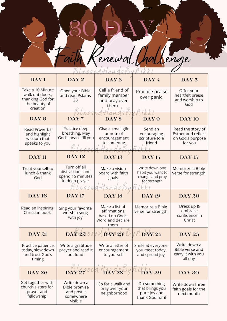 30-day Faith Renewal Journey - Etsy