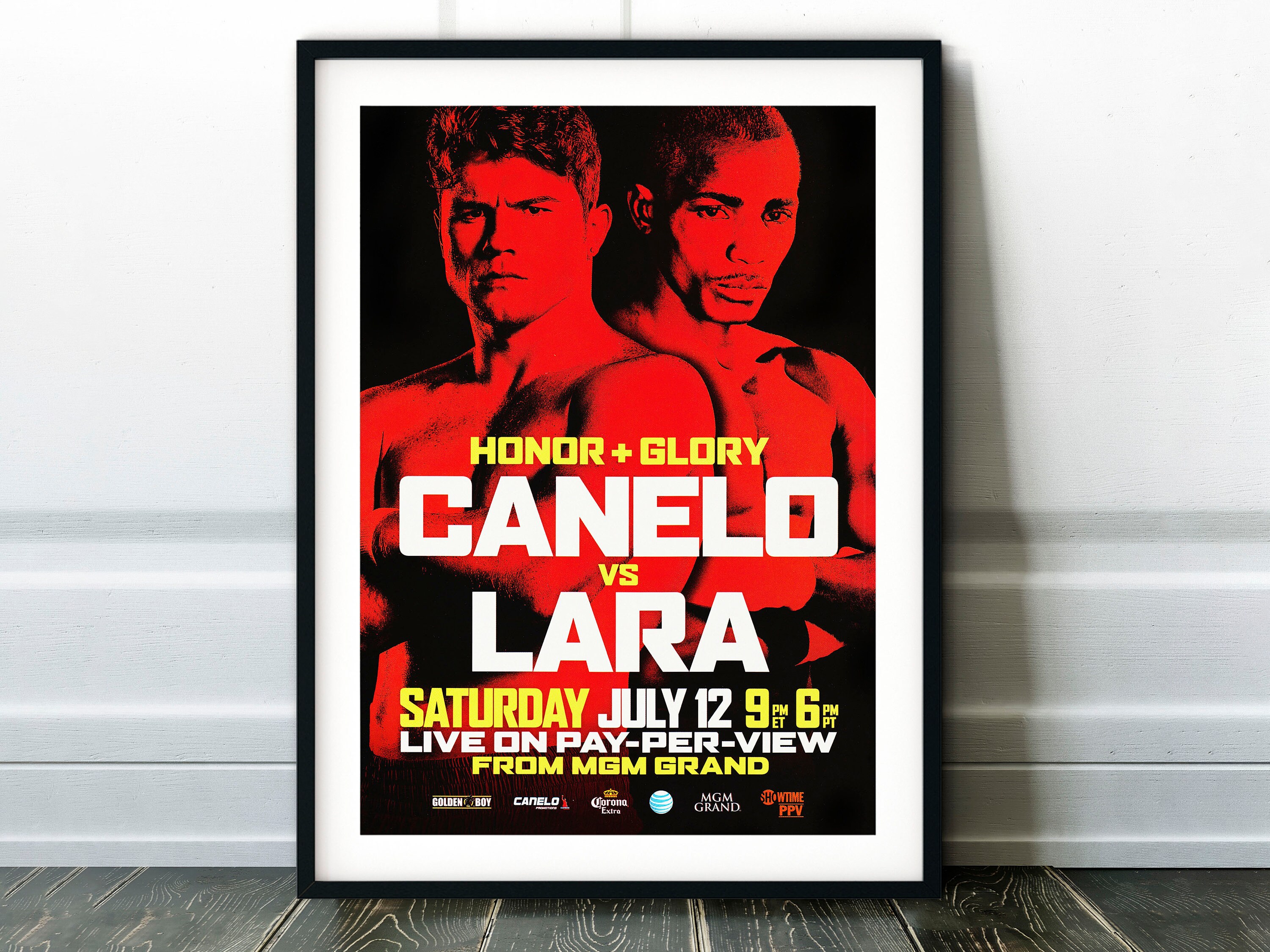 Canelo Vs Lara Poster