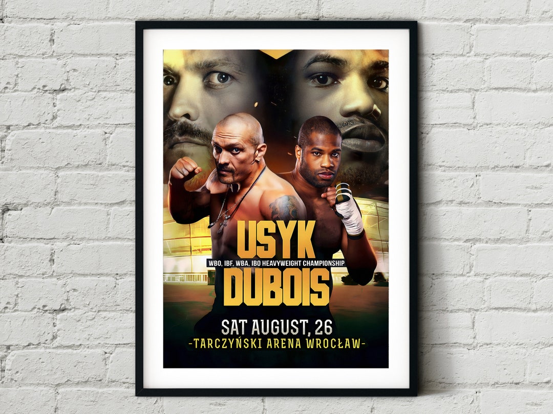 Oleksandr Usyk Vs. Daniel Dubois Fight Poster 2023 High - Etsy