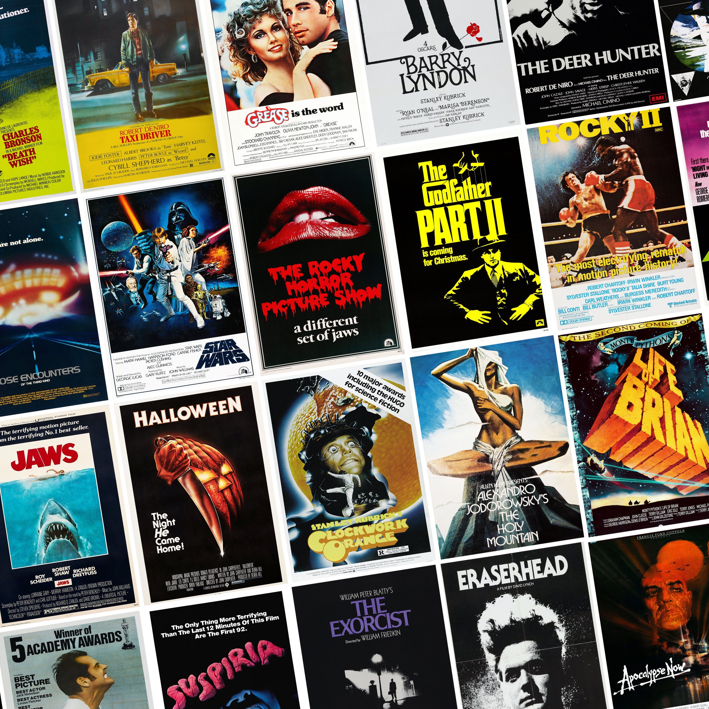 Custom Movie Poster - Choose Your Favourite Movie Film Poster Print ...