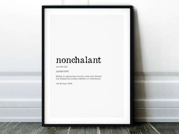 Nonchalant Quotes