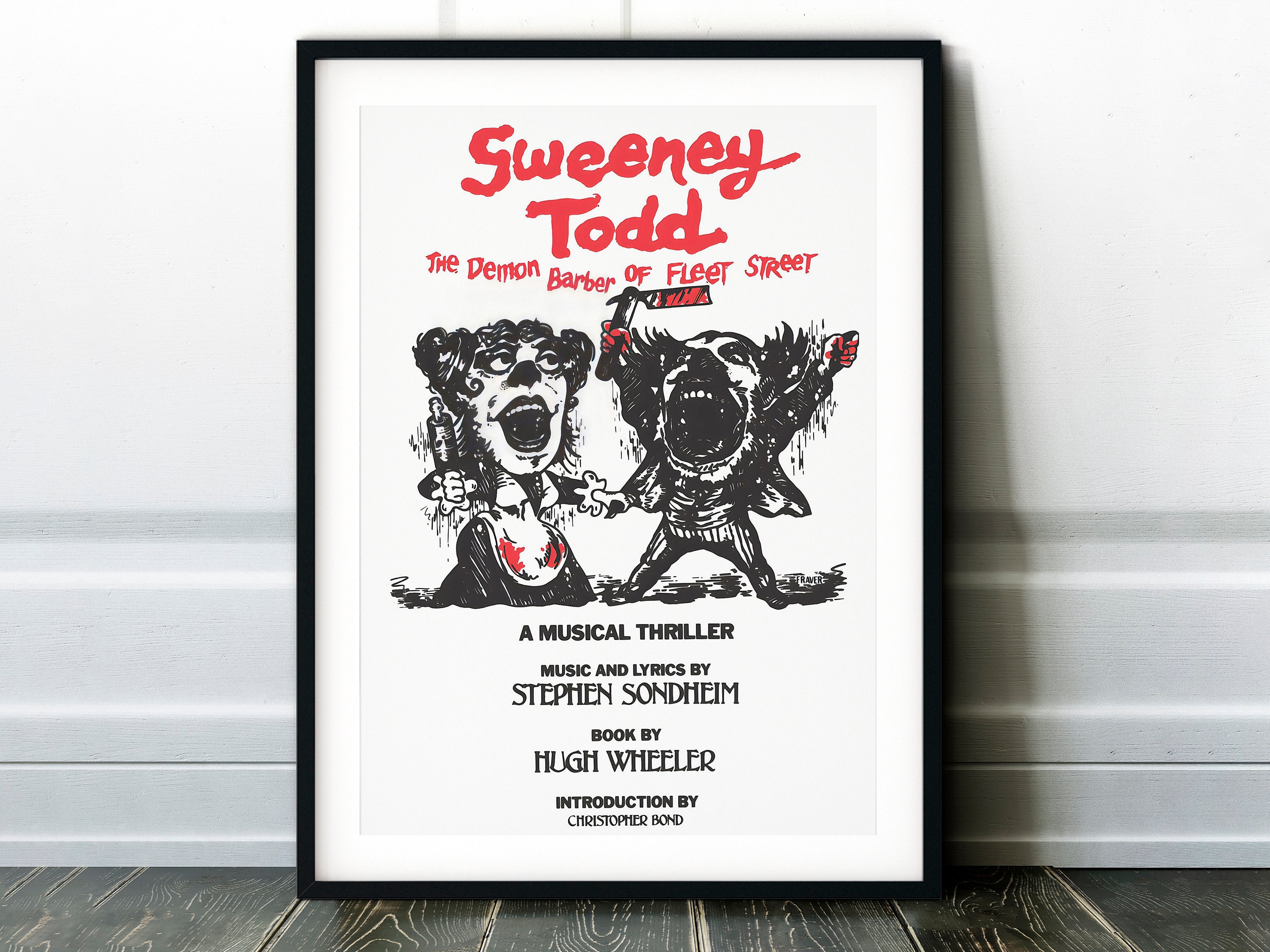 Sweeney Todd Broadway Poster