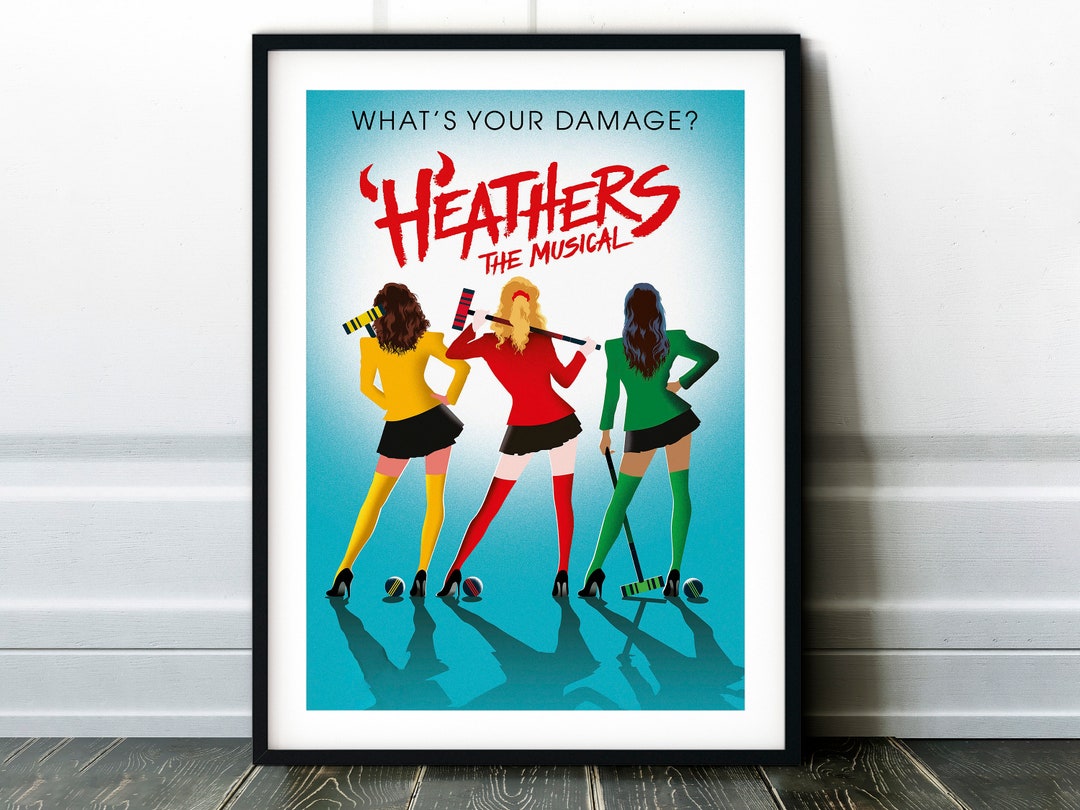 Heathers Musical Poster Three Sizes A3 A4 And A5 Wall Art Etsy