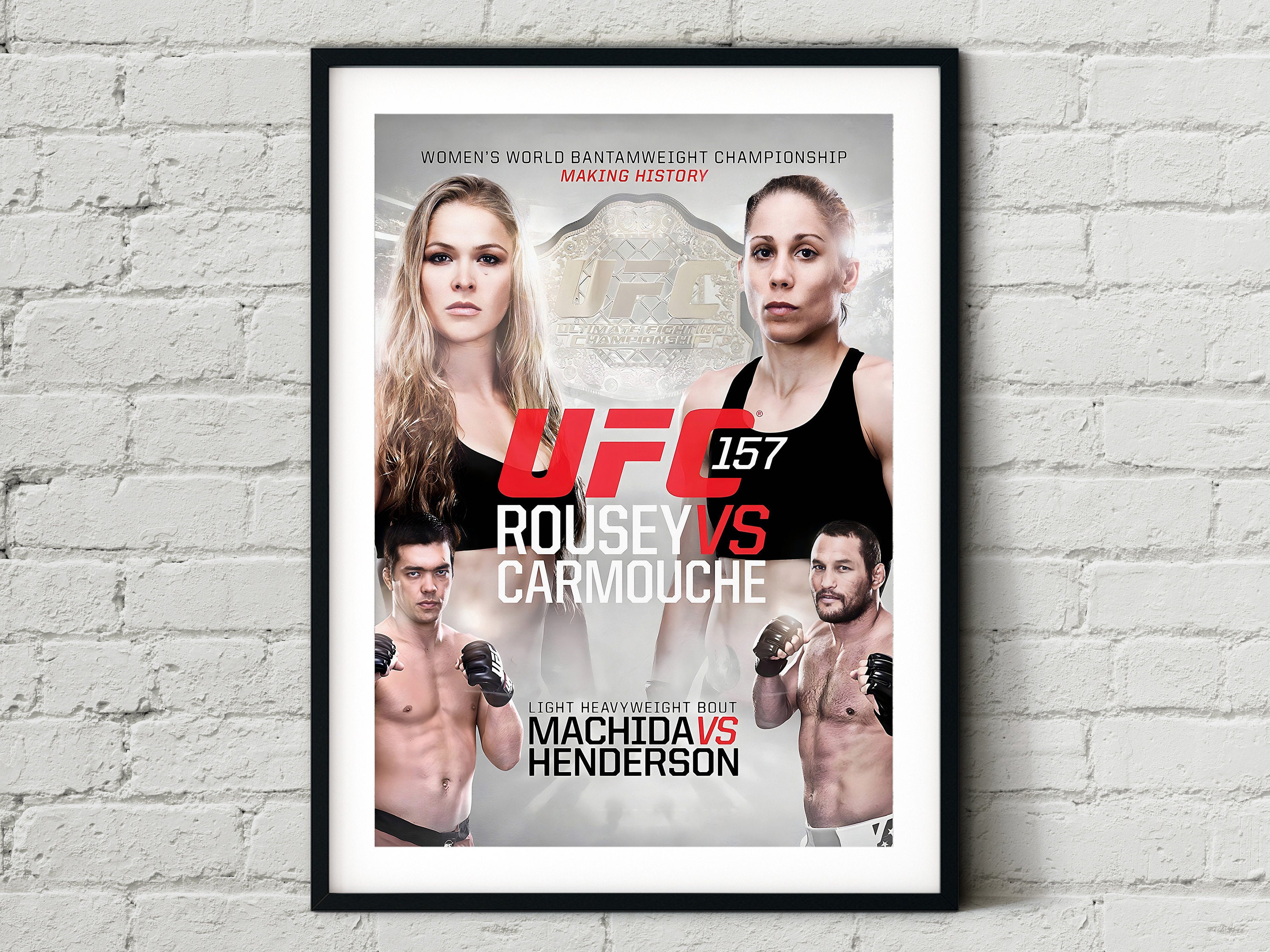 Ronda Rousey Fight Poster