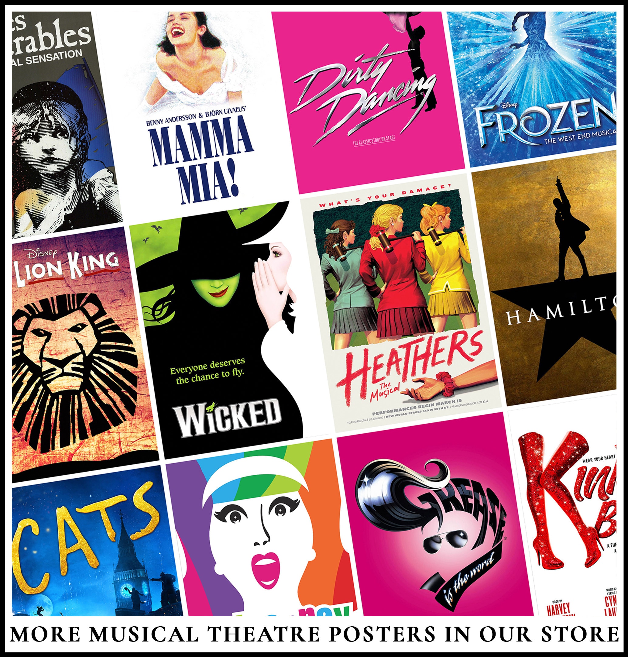 The Book Of Mormon Musical Print - High Quality | Wall Art Print | 3 ...