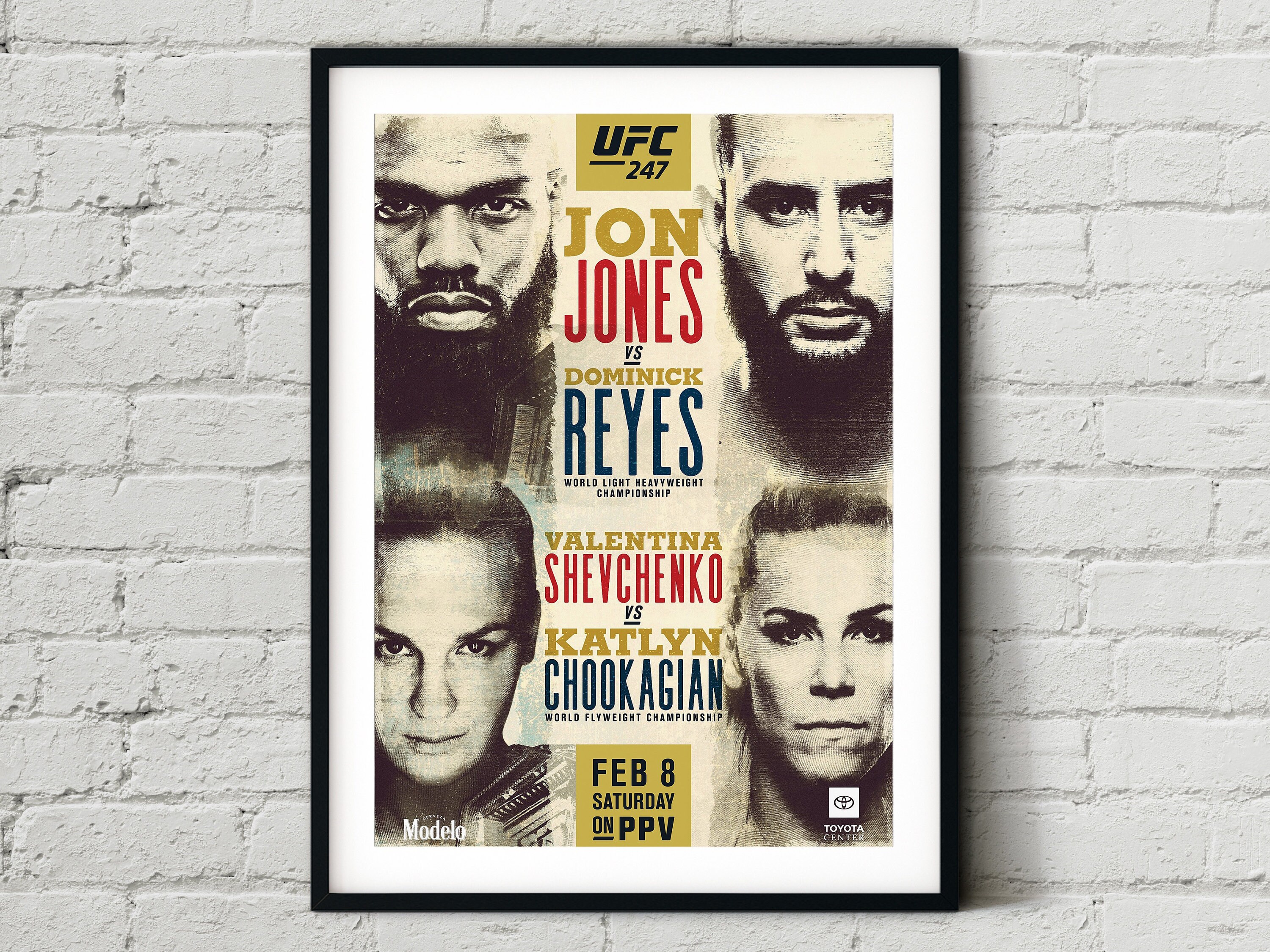 Jon Jones Vs Glover Teixeira Poster