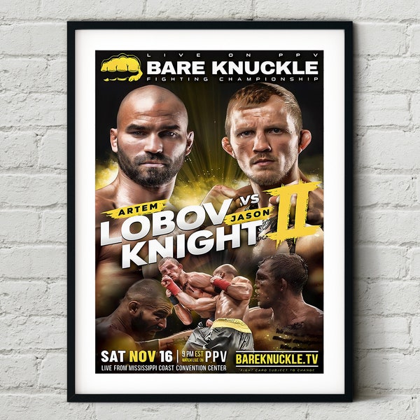 Bare Knuckle Championship - Etsy