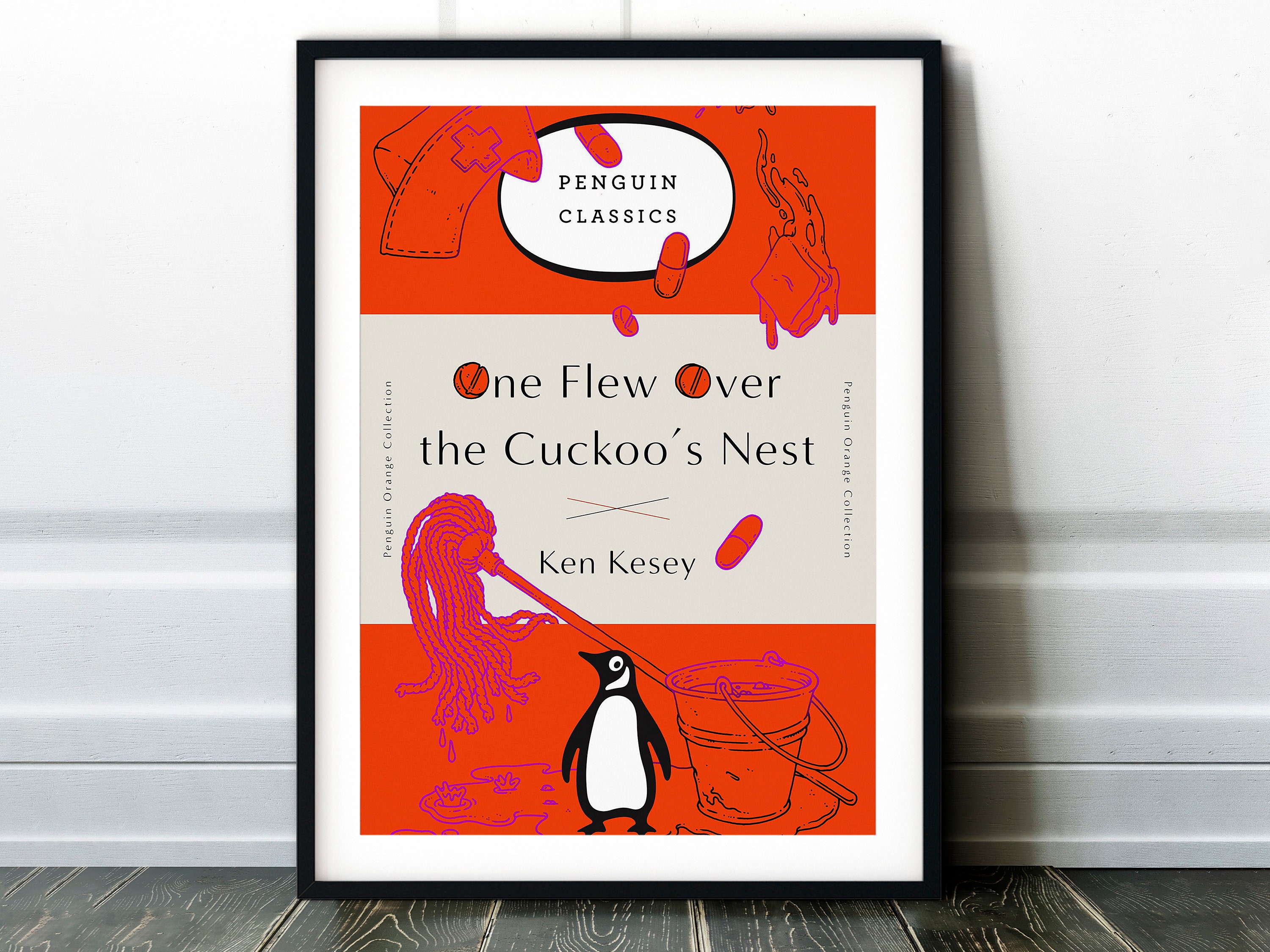 One Flew Over The Cuckoos Nest Book Art