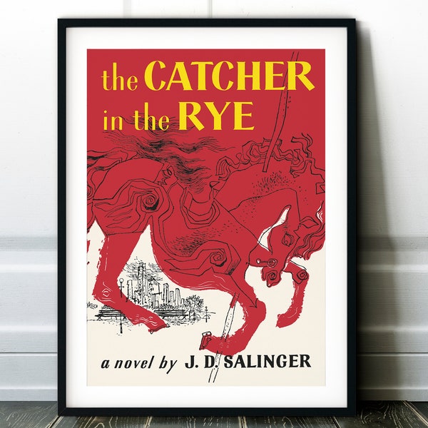 Catcher in the Rye Cover Art - Etsy