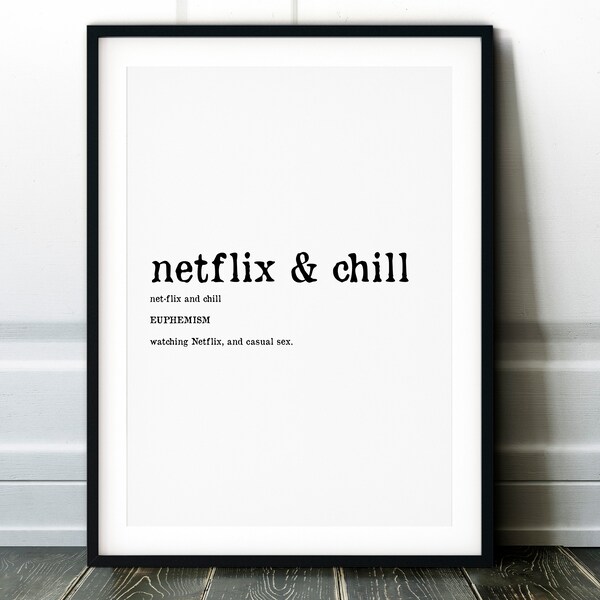 Funny Netflix Quote - Etsy