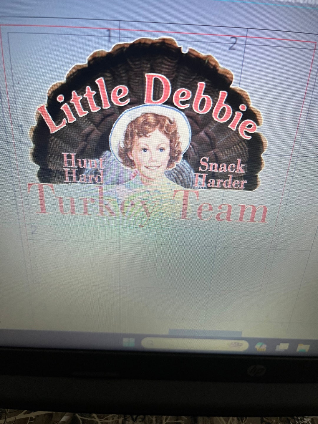 Little Debbie Turkey Team Hoodie Lettering Color Can Be Changed Upon ...