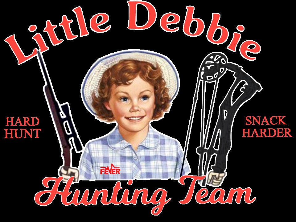 Little Debbie Hunting Team Hoodie Lettering Color Can Be Changed Upon ...