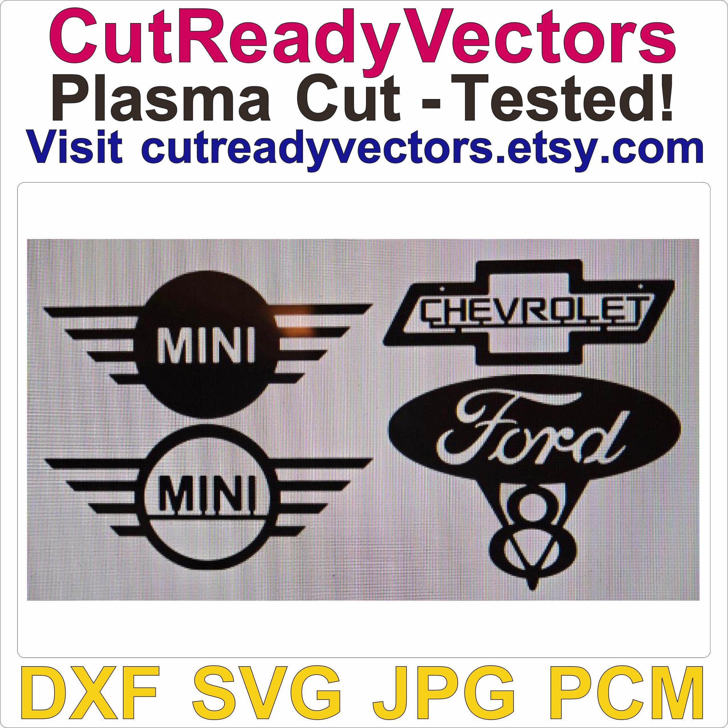 Ford, Chevy, Chevrolet, Mini Cooper, Automotive, Vehicle, Ready to Cut ...