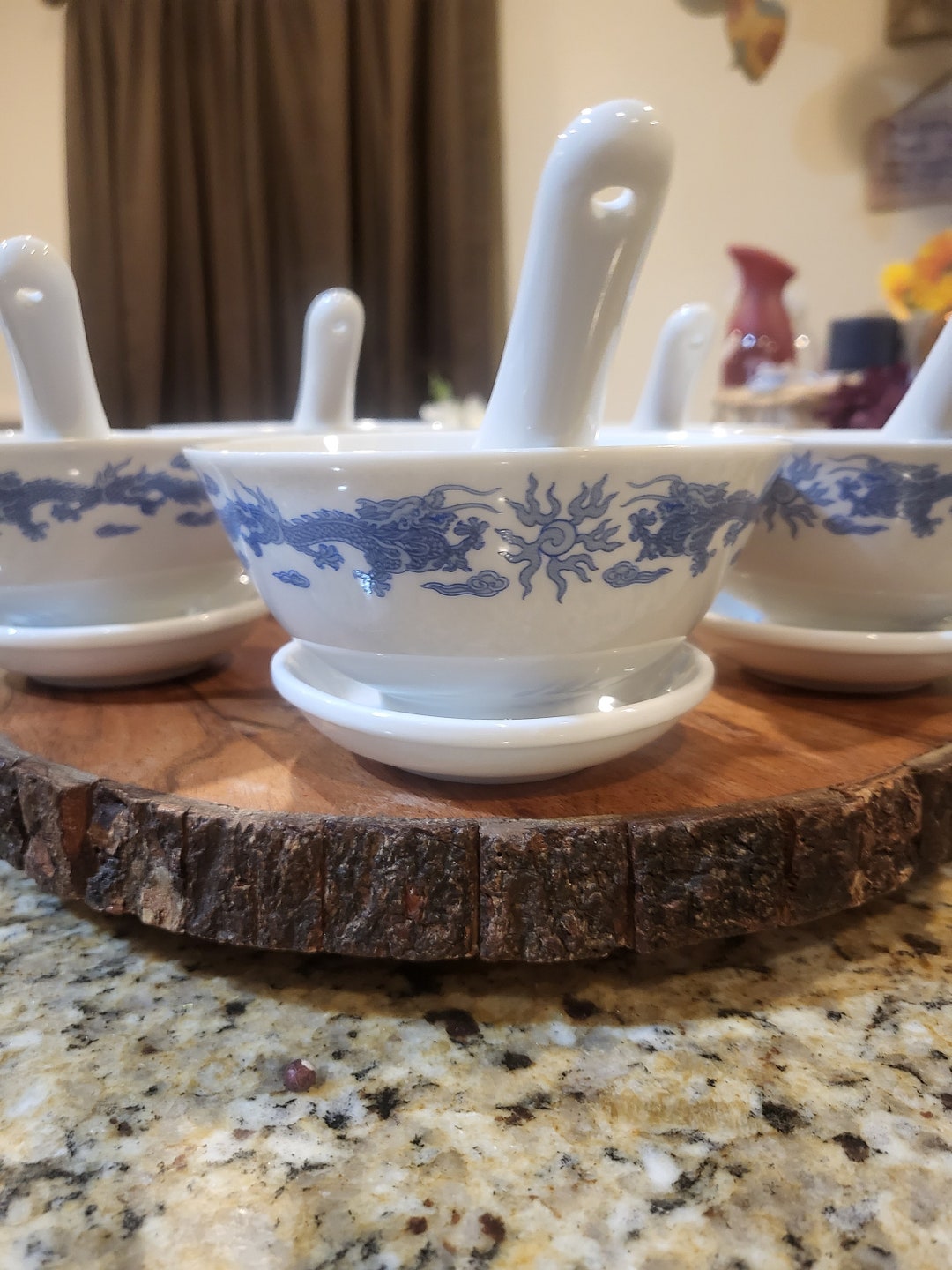 15 Pc Set Vintage Chinese Soup/rice Bowl Set - Etsy