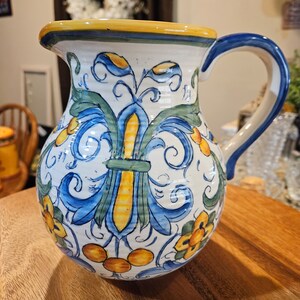 Vintage Tuscan Pitcher and 3 Bowls Set - Etsy