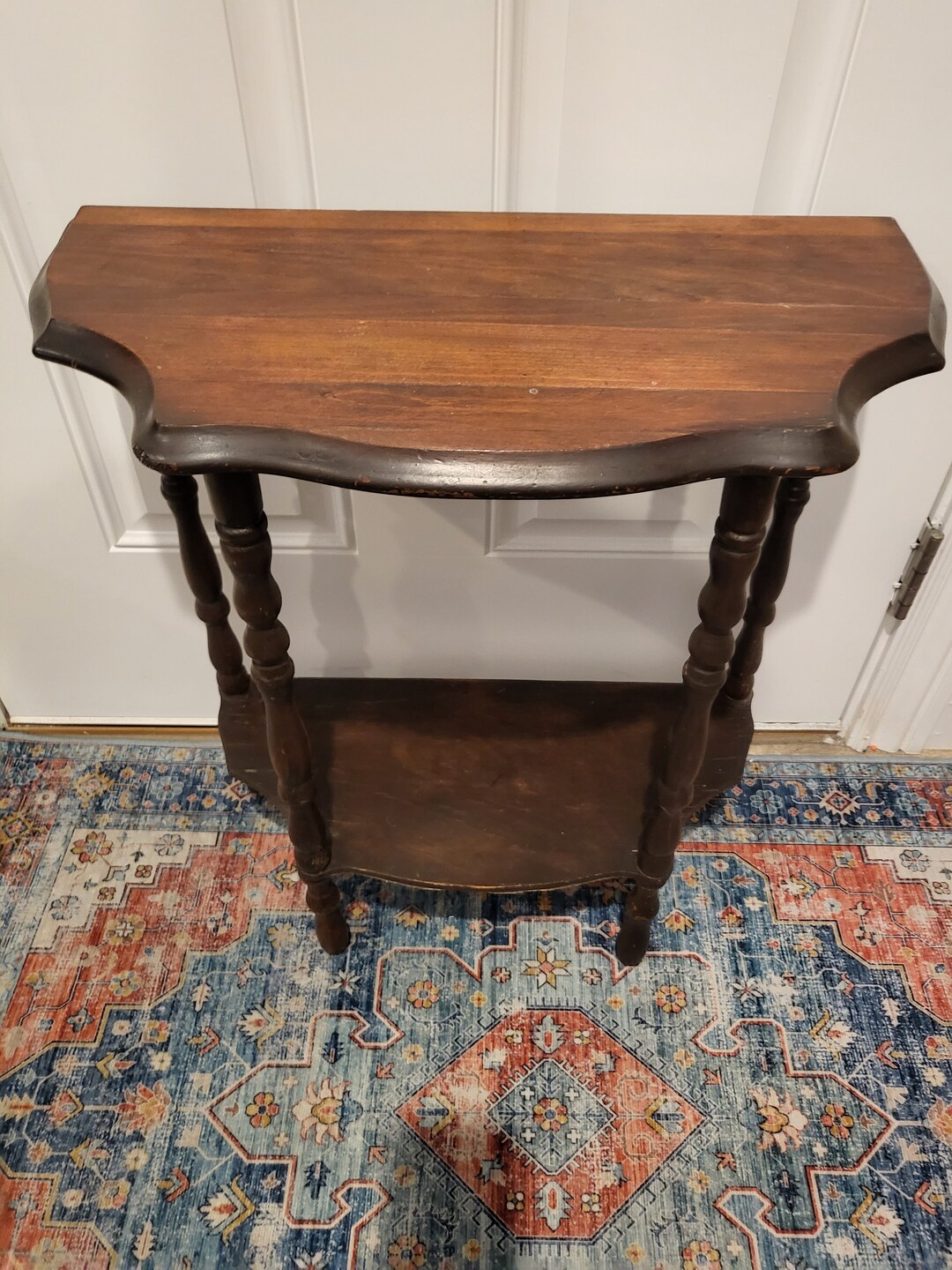 Antique Half Moon Console Table - Etsy