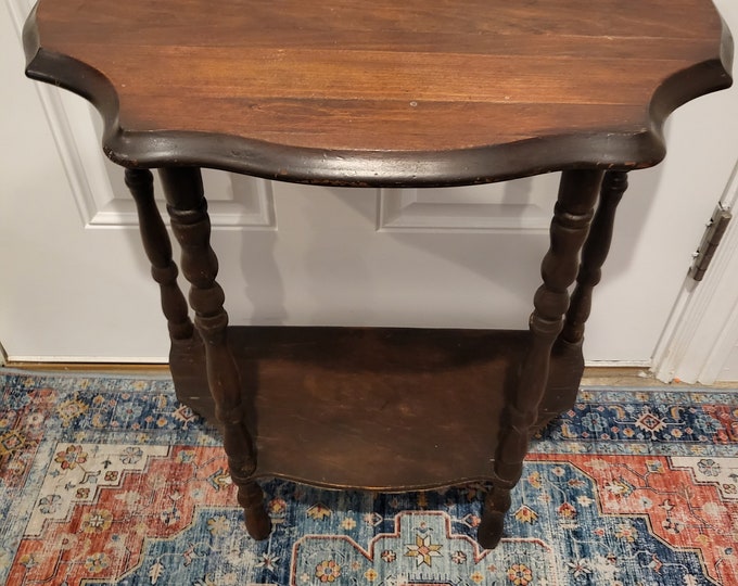 Antique Half Moon Console Table - Etsy