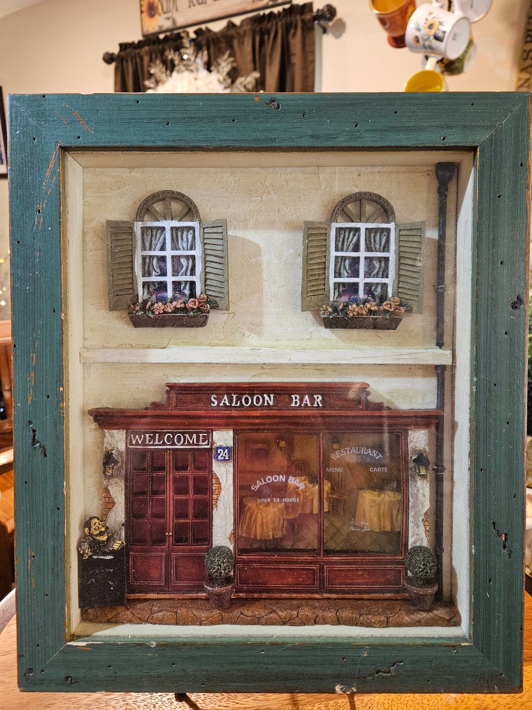 Vintage Saloon Shadow Box Wall Decor - Etsy