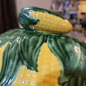 Vintage Corn Cob Covered Serving Dish - Etsy