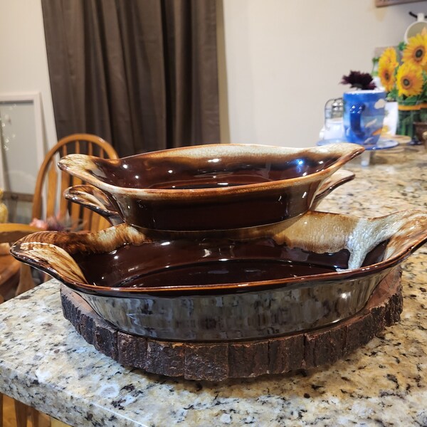 Brown Drip Dishes - Etsy