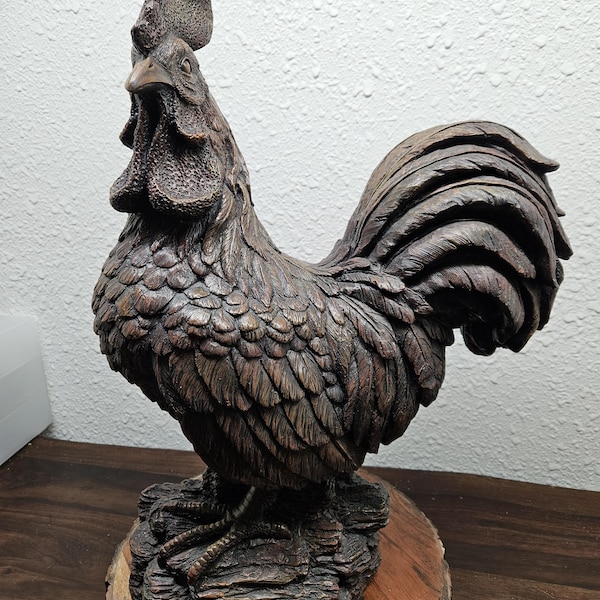 Rooster Statue - Etsy