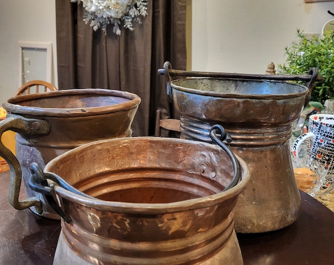 Antique Copper Cauldron, 1800s - Etsy
